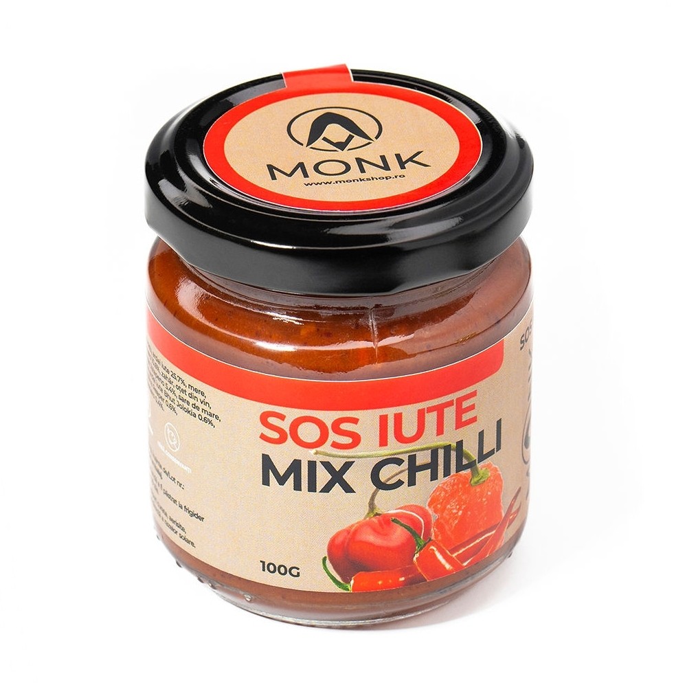 MONK Sos iute Mix Chilli 200g, pret MONK Sos iute Mix Chilli 200g